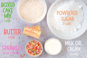 Cake Batter Frosting - Partylicious