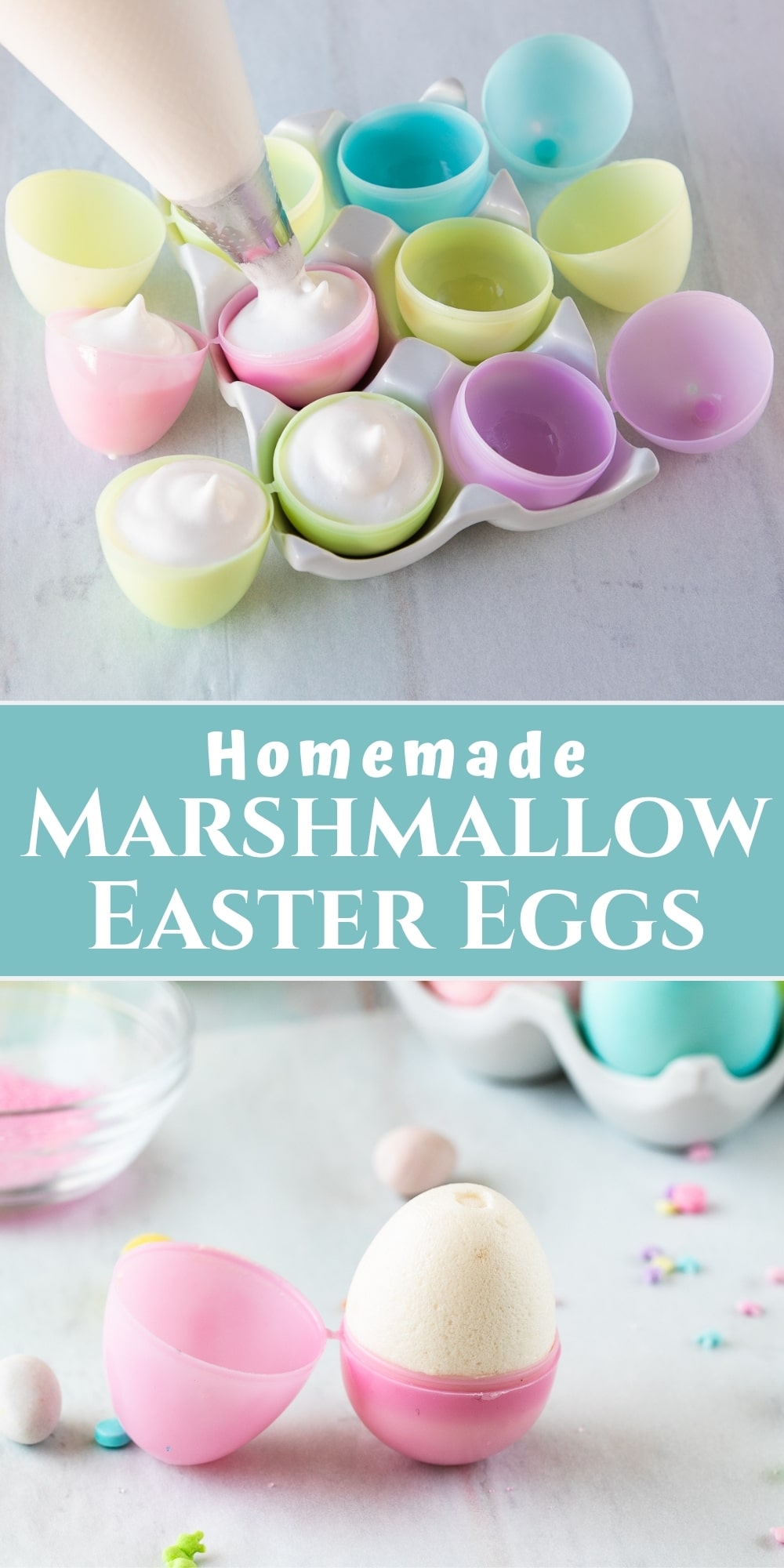 Marshmallow Easter Eggs - Partylicious