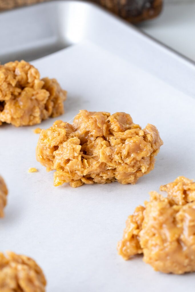 Peanut Butter Cornflake Cookies (Cornflake Candy) - Partylicious
