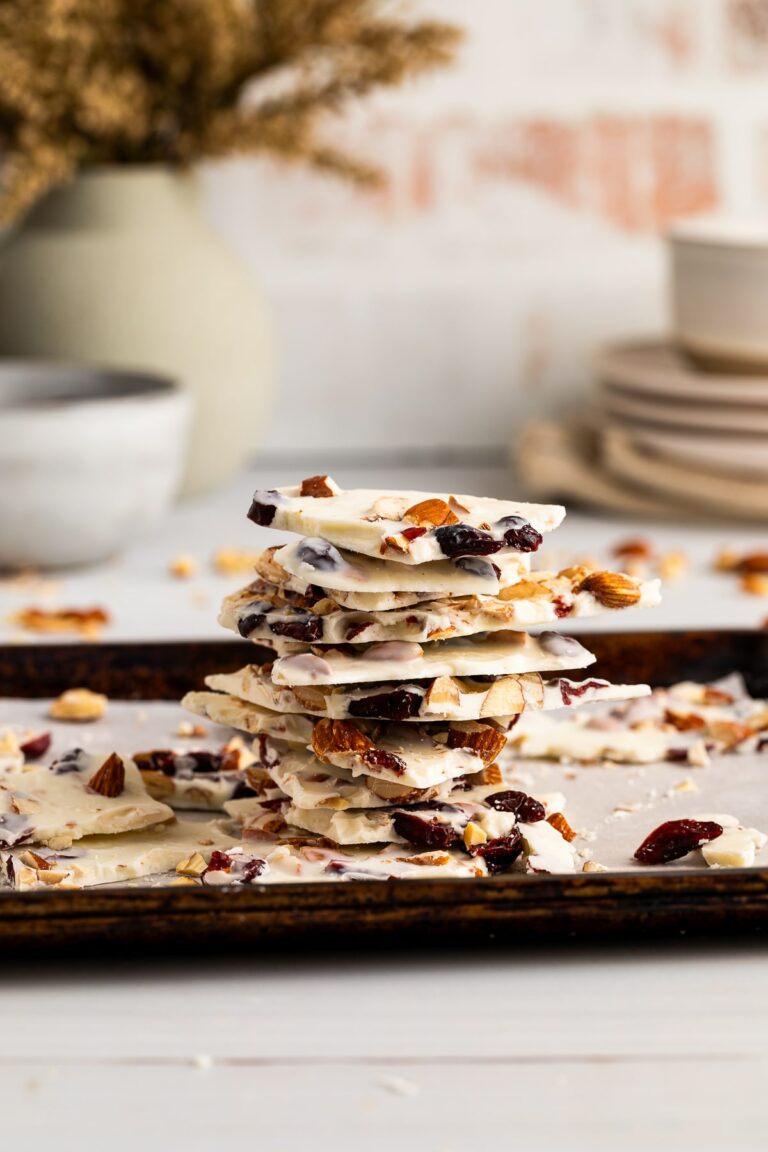 Easy White Chocolate Bark Recipe (3 Ingredients) - Partylicious