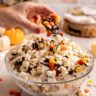 Fall Themed Candy Corn Popcorn - Partylicious