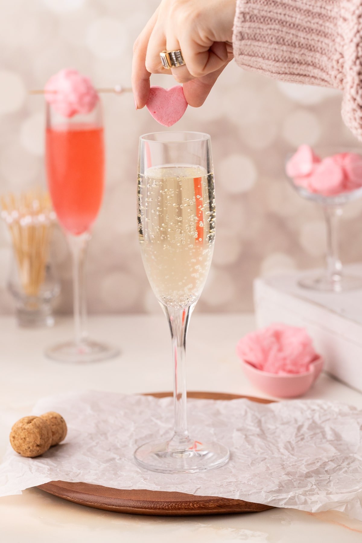 DIY Cotton Candy Glitter Bombs (Champagne Glitter Bombs) - Partylicious