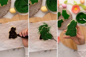 Edible Moss Recipe (For Cookies and Cakes!) - Partylicious